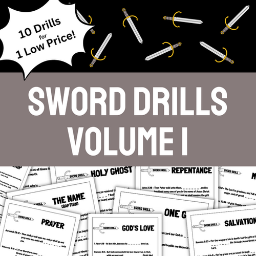 Sword Drills | GO YE KIDS