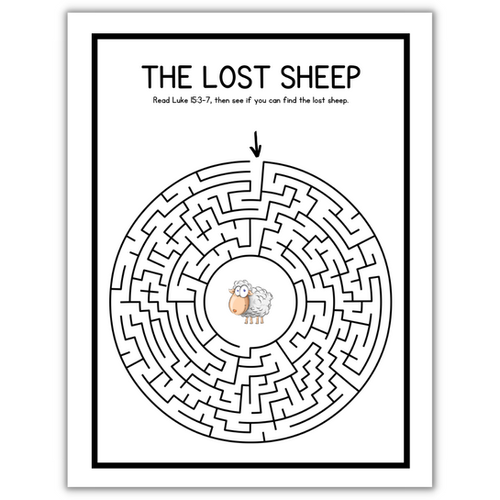 The Lost Sheep Maze | GO YE KIDS