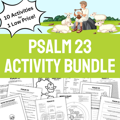 Psalm 23 Activity Bundle | GO YE KIDS
