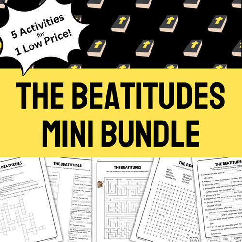 Beatitudes Mini Activity Bundle | GO YE KIDS