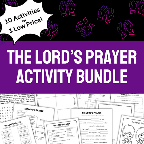 The Lord's Prayer Activity Bundle | GO YE KIDS