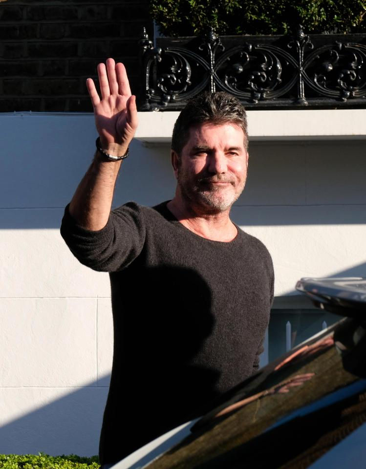 Simon Cowell returns from hospital after having a fall at his London ...