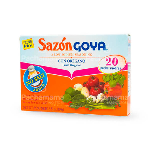 Sazon Goya with Oregano – 100g (20 Packets) | Pachamama Latino Store