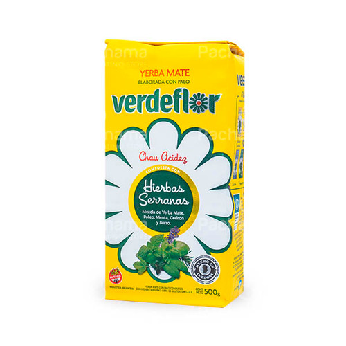 Yerba mate Verdeflor Hierbas Serranas 500g | Pachamama Latino Store