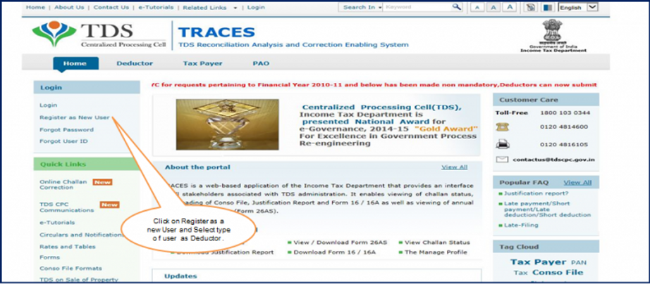 TDS TRACES REGISTERATION tds-traces-registeration