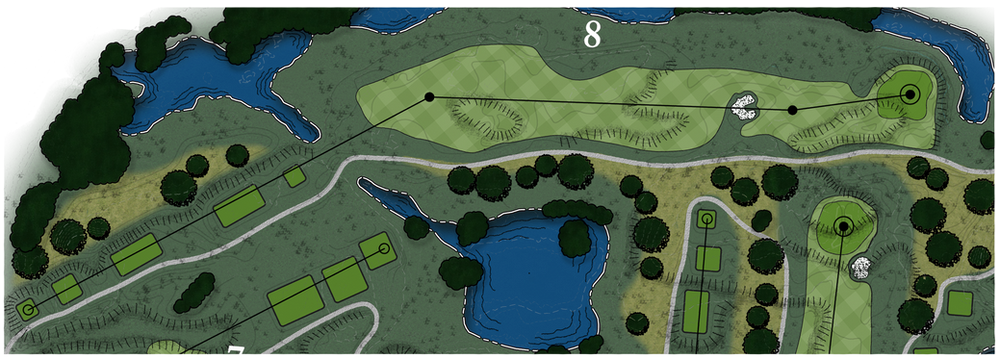 Braemar Golf Course - Hole #8
