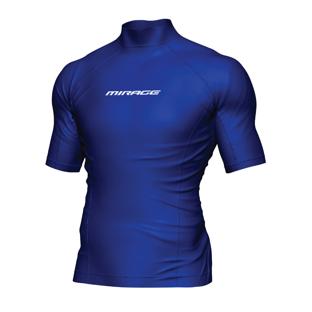 Rash Shirt SS Mens Blue