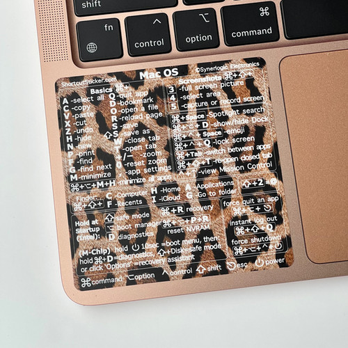 Mac OS Shortcut Vinyl Sticker for 13-16" MacBook (M+Intel) | Shortcut ...