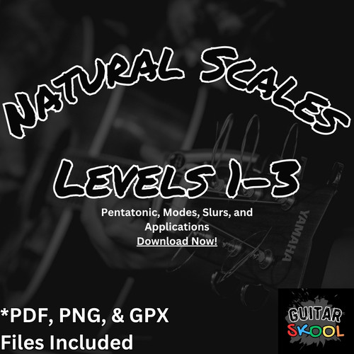 Natural Scales Levels 1-3 | Guitar Skool