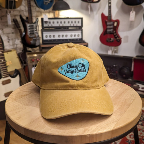 Yellow CCVG Dad Hat | Classic City Vintage Guitars