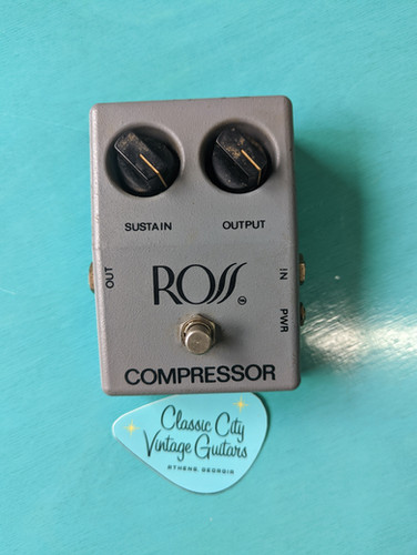 Ross Compressor Pedal | Classic City Vintage Guitars