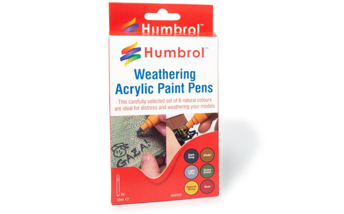 AV0100 Humbrol Weathering Pens | Grand Models