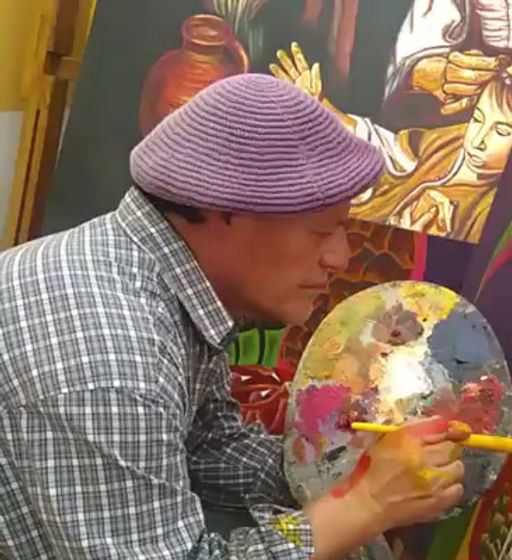 Pintor Otavaleño | José Bastidas Pintor Otavaleño