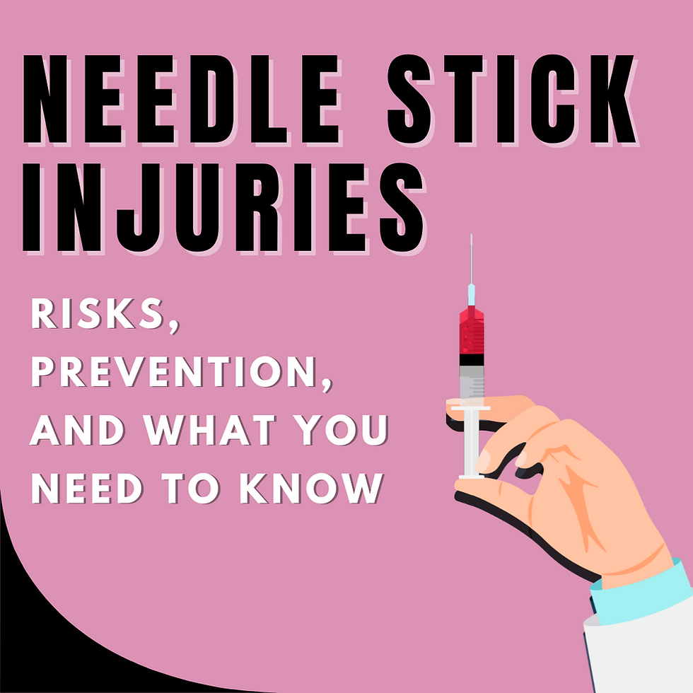 Needle Stick Injuries: Risks, Prevention, and What You Need to Know