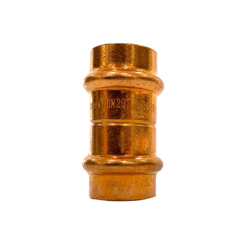 No.1 Coupling 20mm water Copper Press Code: 010001 | GOFULL.COM.AU