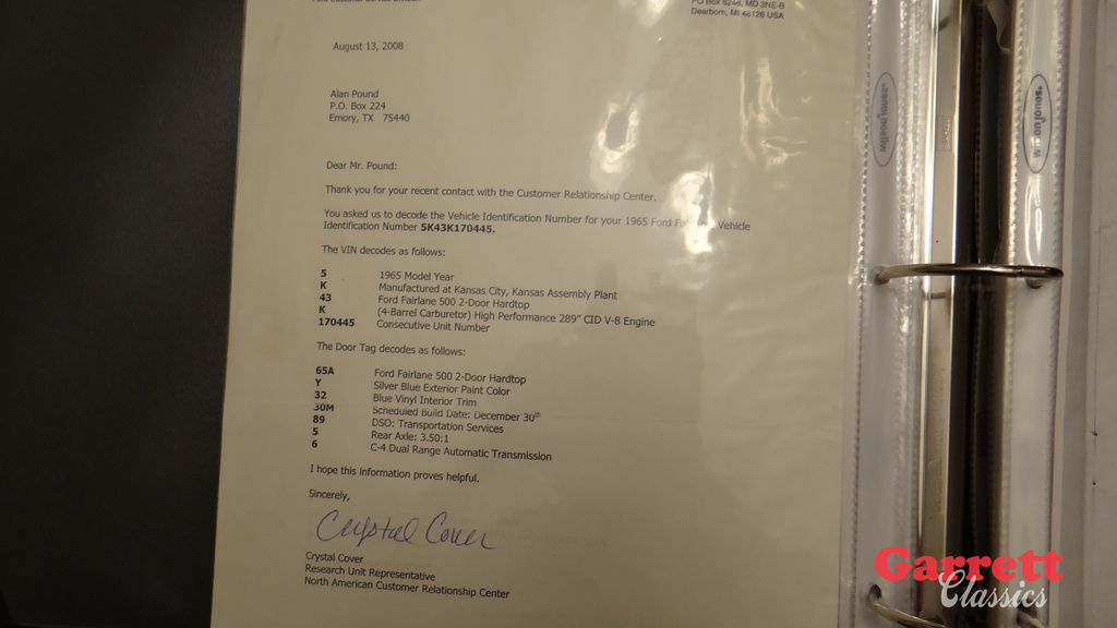 1965 Ford Fairlane 500