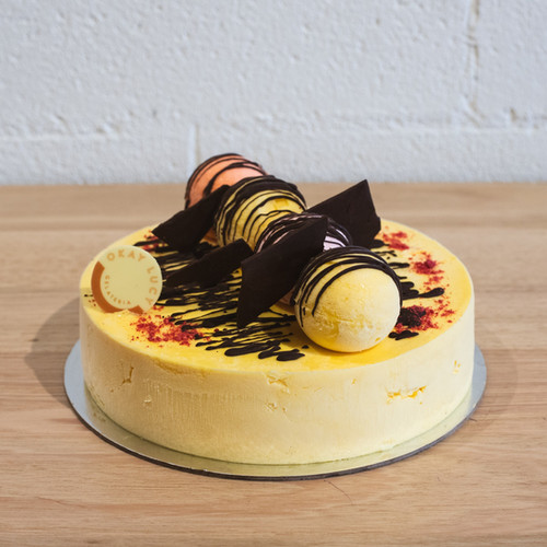 Mango Sorbet Cake | Okaylucy