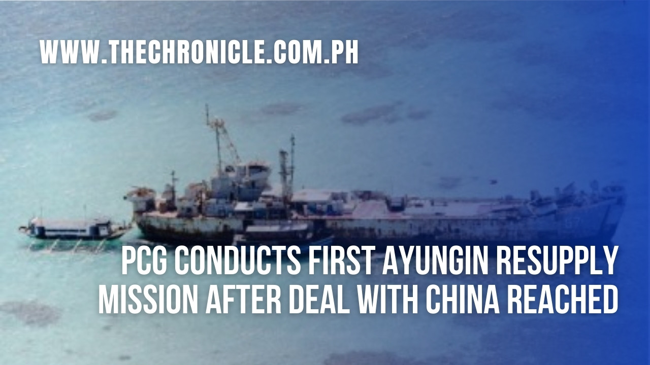 PCG conducts first Ayungin resupply mission after deal with China reached