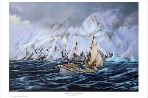 'James Caird' approaching South Georgia | Fine Art Society