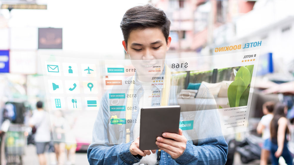 The hospitality industry digitalization.