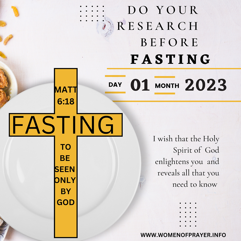 does fasting help with prayer