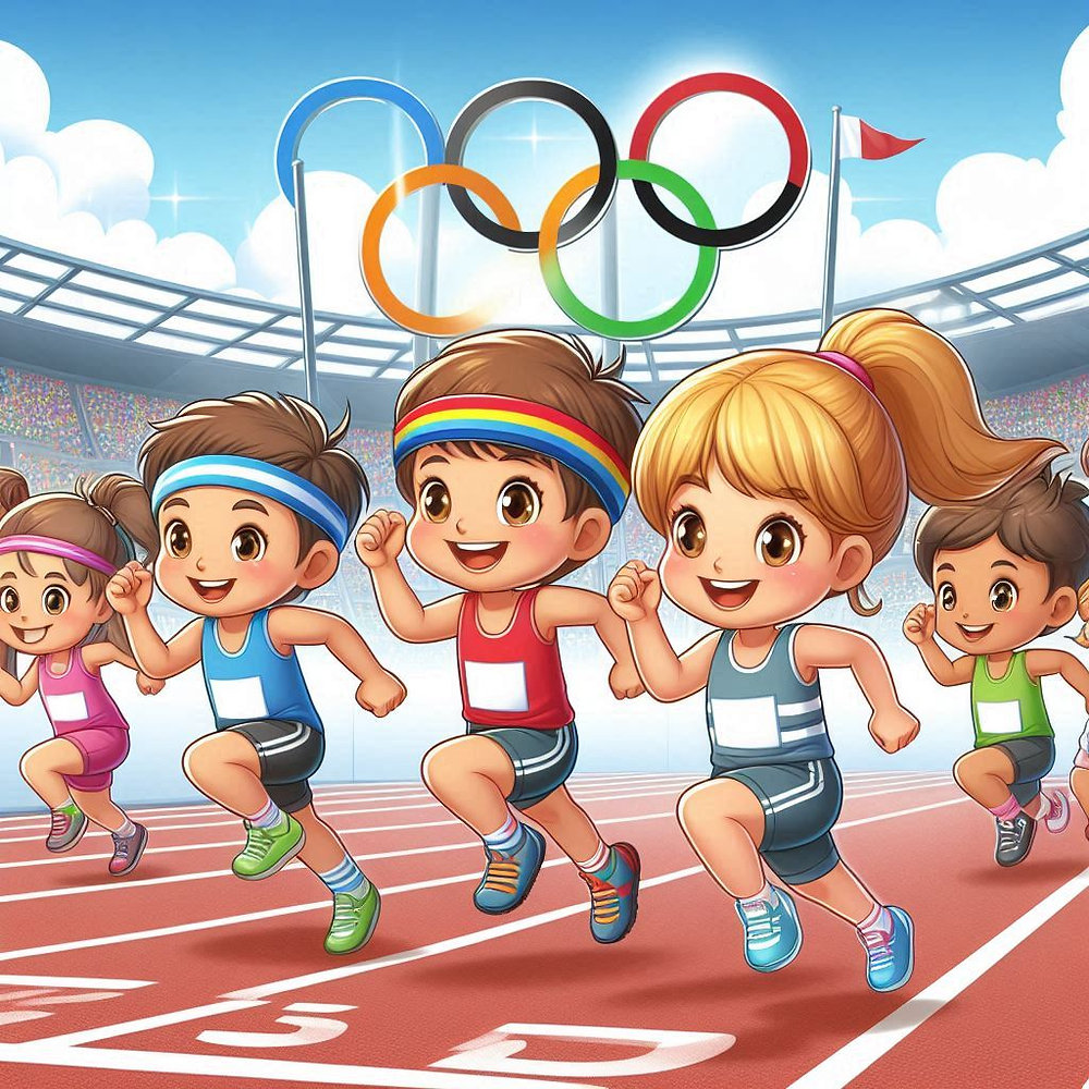 Olympics Mathematics - Ordinal Number Races for Foundation