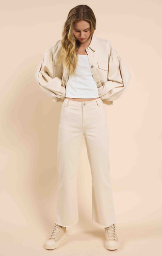 Sadie & Sage AH1803 Cream Pant | The Style Merchant | Yarmouth, NS