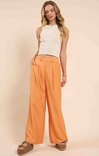 Sadie & Sage AH1716 Orange Pant | The Style Merchant | Yarmouth, NS