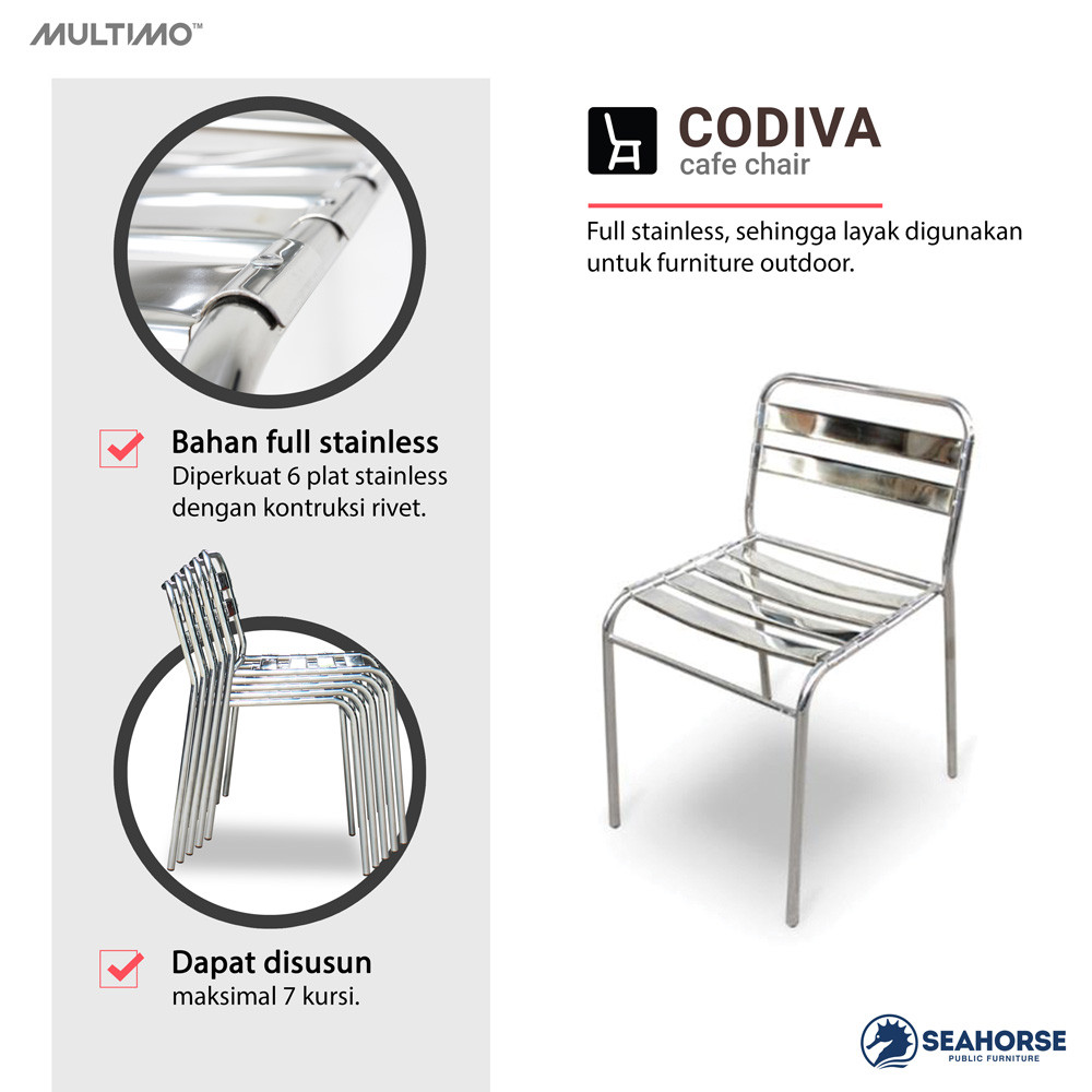 Kursi Stainless Codiva | Multimo Furniture