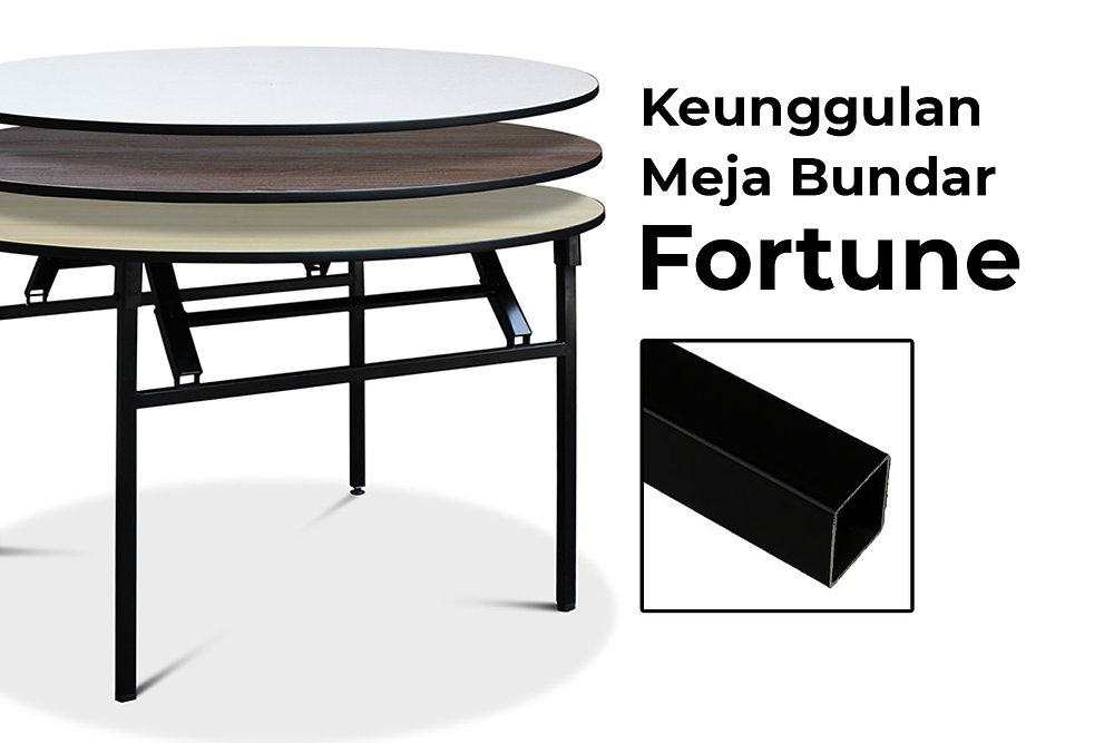 Keunggulan Meja Bundar Fortune untuk Ballroom dan Hotel