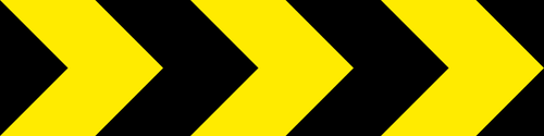 Black and Yellow Chevron Sign | Safety Sign Centre