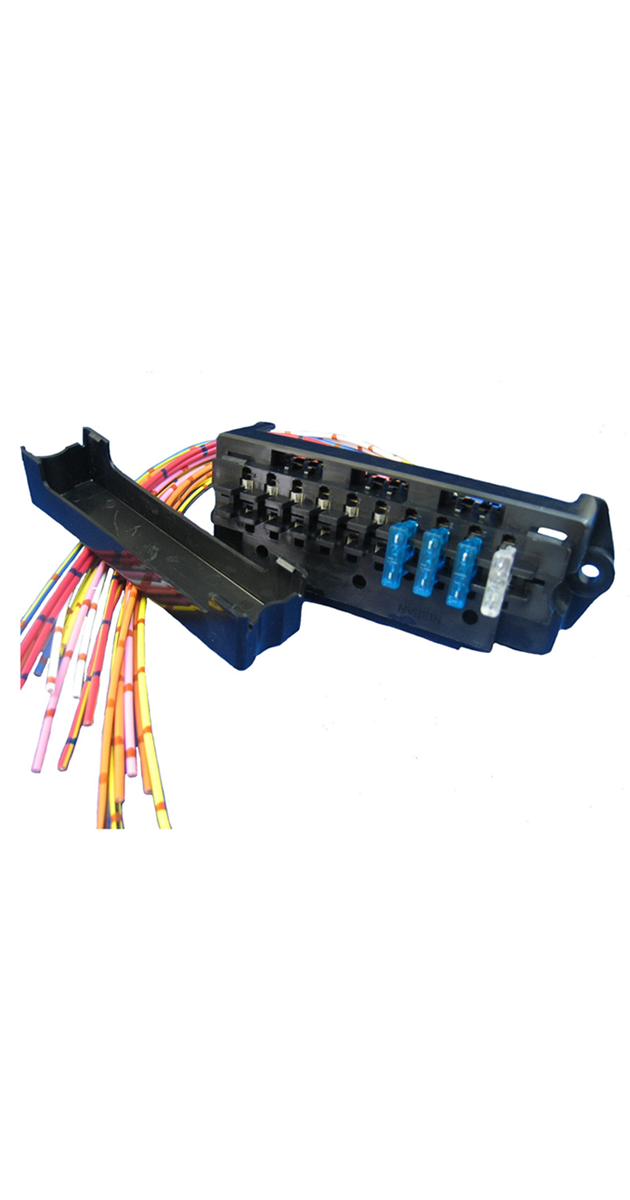 10 pole flat fuse holder