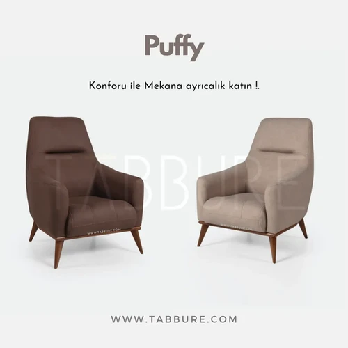 Puffy Berjer Tekli Koltuk | Tabbure Concept
