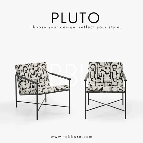 Pluto Metal Armchair Single Seat | Tabbure Concept