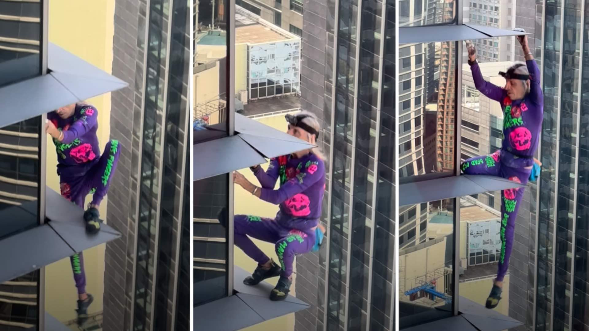 Alain Robert récidive : Nouvelle conquête de la GT International Tower ...