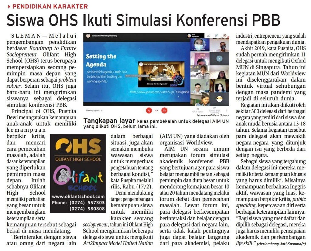 Olifant School Yogyakarta