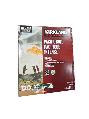 Kirkland Signature Organic Pacific Bold Fair Trade Coffee K-Cup Pods ...