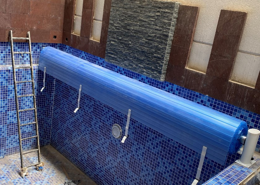 PVC slats pool cover | First Smart Company