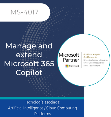 Ms 4017 Manage And Extend Microsoft 365 Copilot Netec