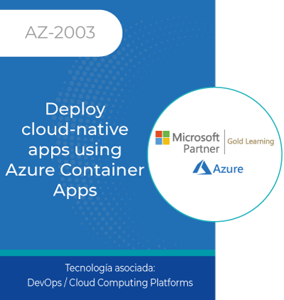 AZ-2003 | Deploy cloud-native apps using Azure Container Apps | Netec