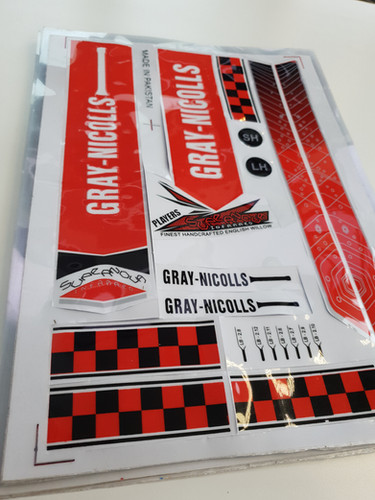 **3D/EMBOSSED** GRAY NICOLLS SUPERNOVA CRICKET BAT STICKER+1 2D STICKER ...