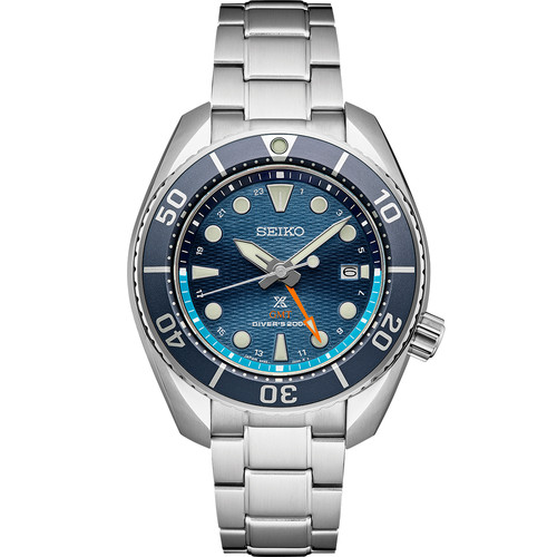Seiko Prospex Solar Sumo GMT - Ice Blue | SFK001 |Elizalde Jewelry