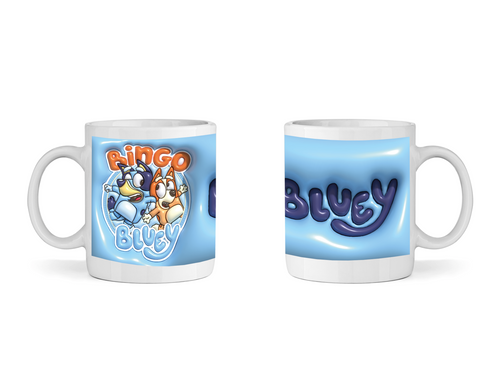 Bluey 3D Design Mug | Jazzy Signs &Designs