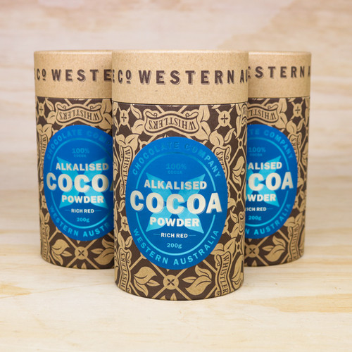 Rich Red Alkalised Cocoa Powder 200g | Whistler's Chocolate