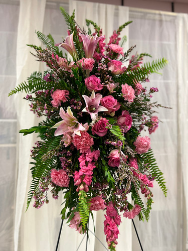 Standard Garden Easel - Pink | BowKay Designs | Local Flower Delivery ...