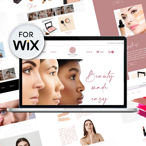 Wix Cosmetics Website Template | Website Template for Cosmetics E ...