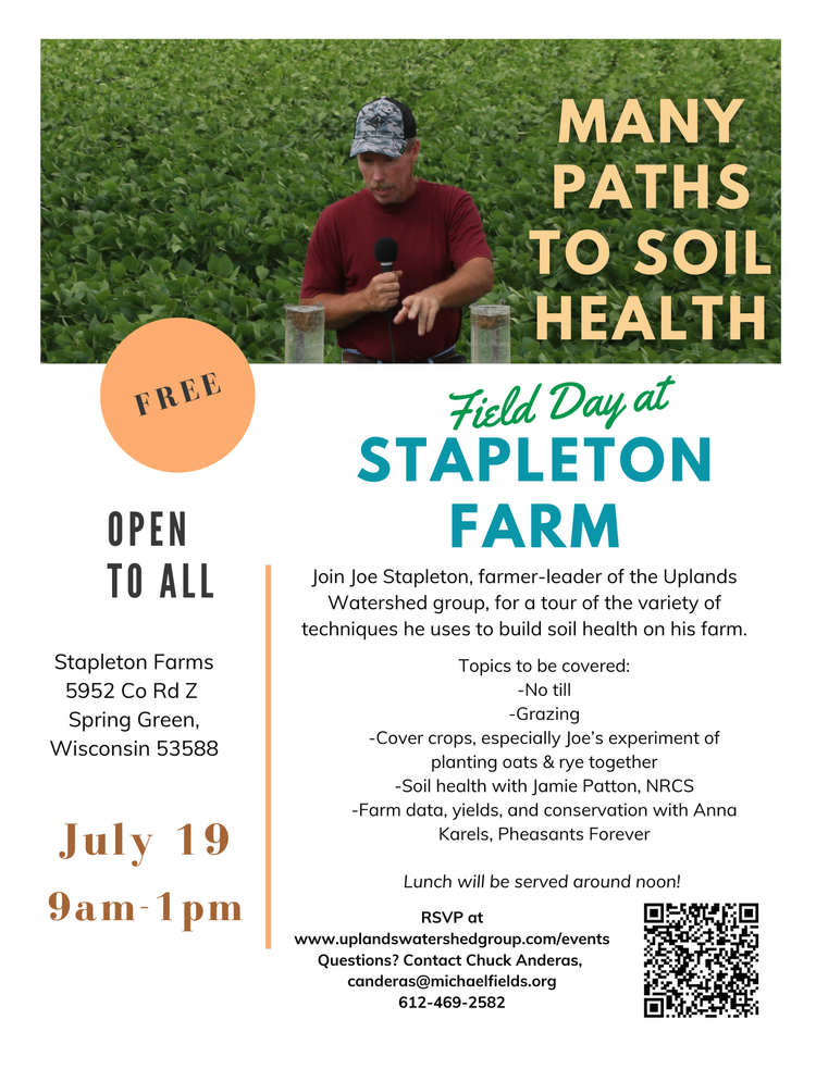 Many Paths To Soil Health Field Day At Stapleton Farms Michael