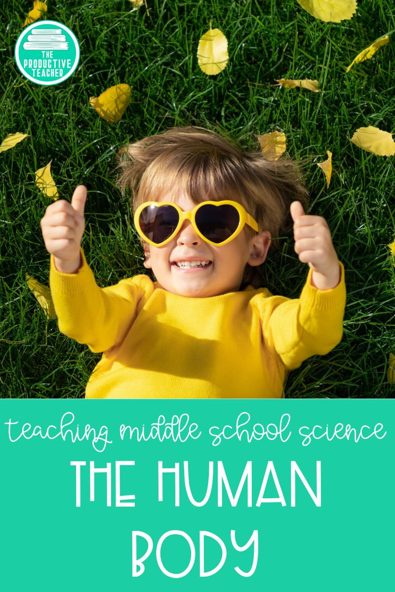 The Human Body Systems for Middle School Science Classes