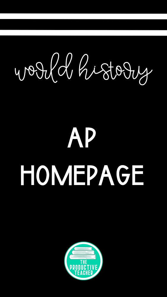 FREE AP World History Presentations Homepage