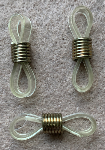 Gold Clear Eyeglass Ends | Shop Boleks